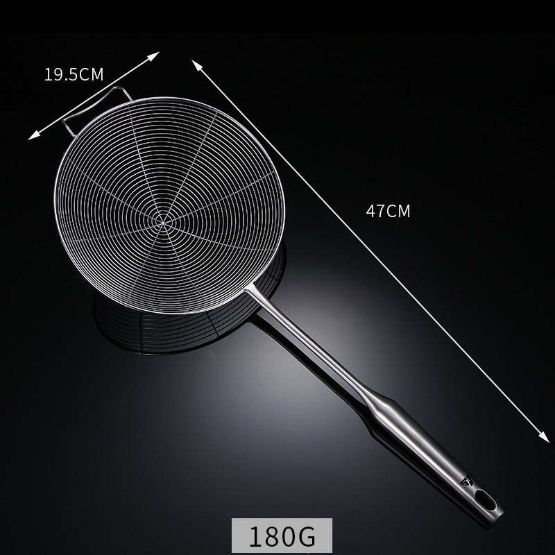 Wholesale 304 Stainless Steel Skimmer with Anti-skid Handle, Oil-proof ...