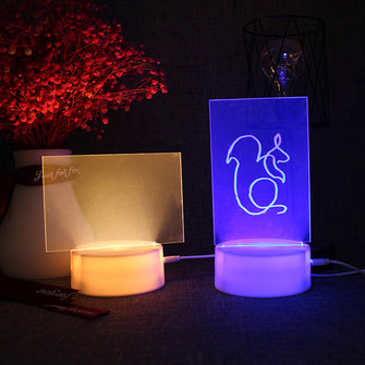 Wholesale 3D Star-Shaped USB Night Light with Acrylic Panel, Creative ...